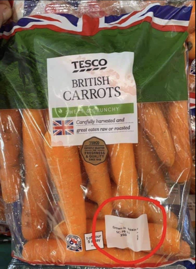 British carrots labelled ‘grown in Spain’ - Farmers Guide