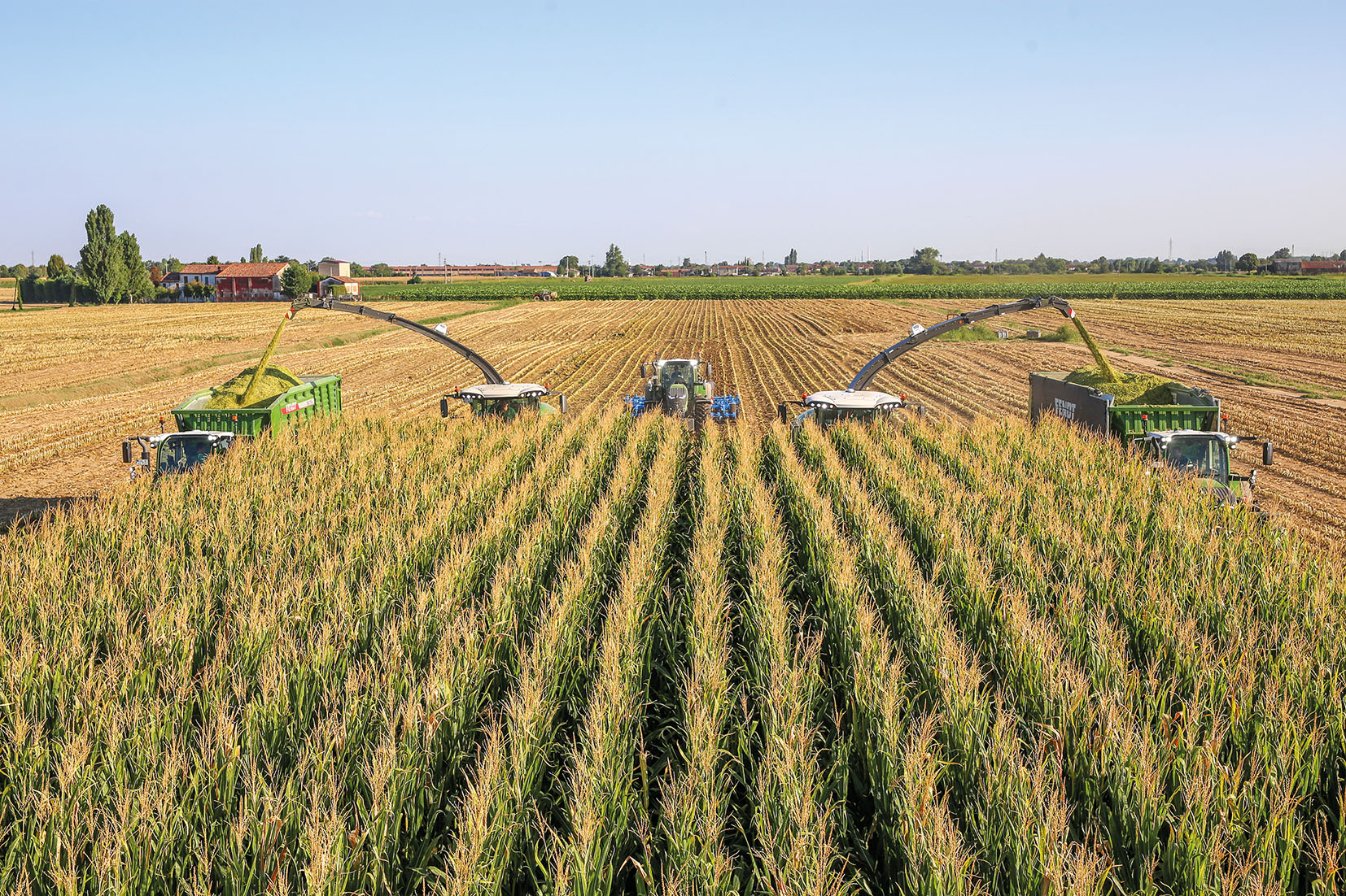 New tractors and a flagship forage harvester feature at Italian press ...