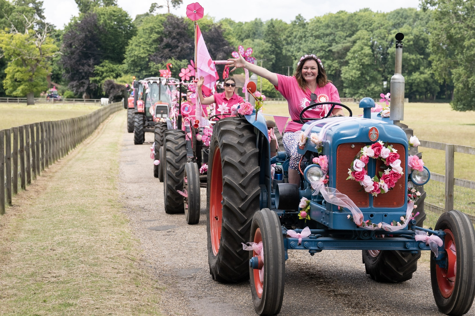 Pink Ladies’ Tractor Run races towards £1m fundraising goal - Farmers Guide